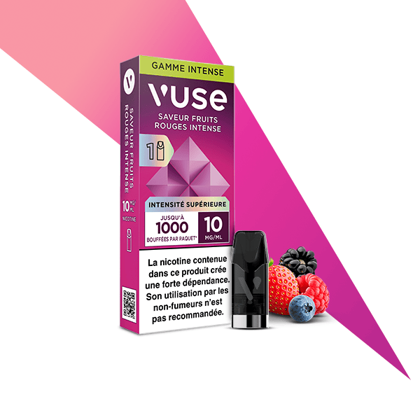 Recharge gamme intense Saveur Fruits Rouges Intense | Vuse