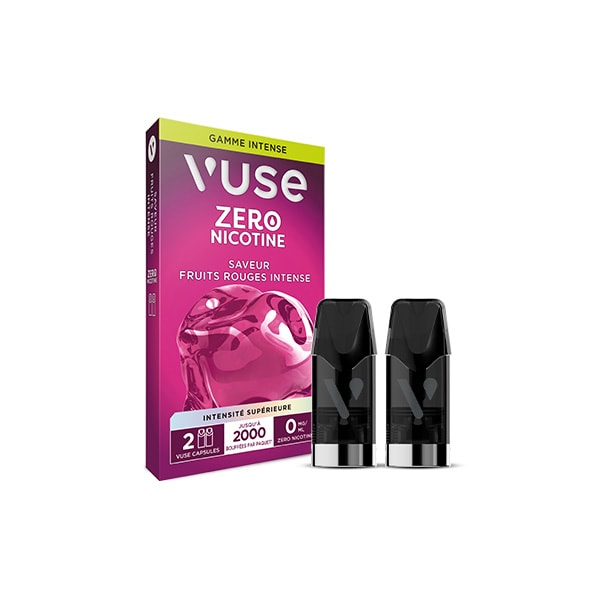 Saveur Fruits Rouges Intense | Capsules Puff rechargeable