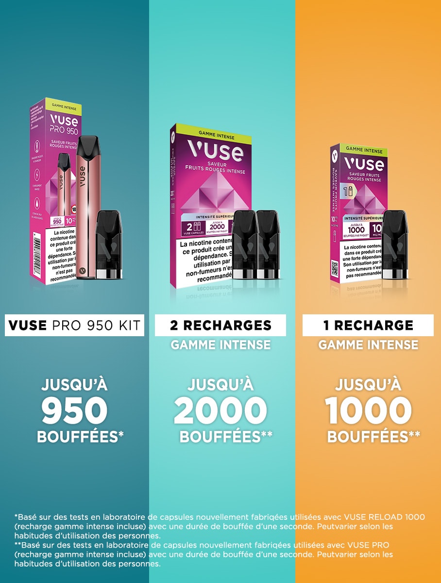 Vuse France: Cigarettes Électroniques, Recharges & Abonnement