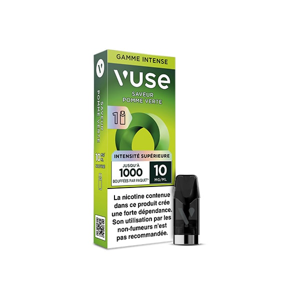 Recharge gamme intense Saveur Pomme Verte | Vuse